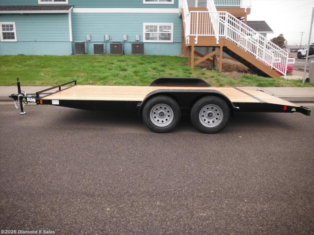 7x16 Car Hauler Trailer for sale | New Summit Trailer Alpine 7' X 16 ...
