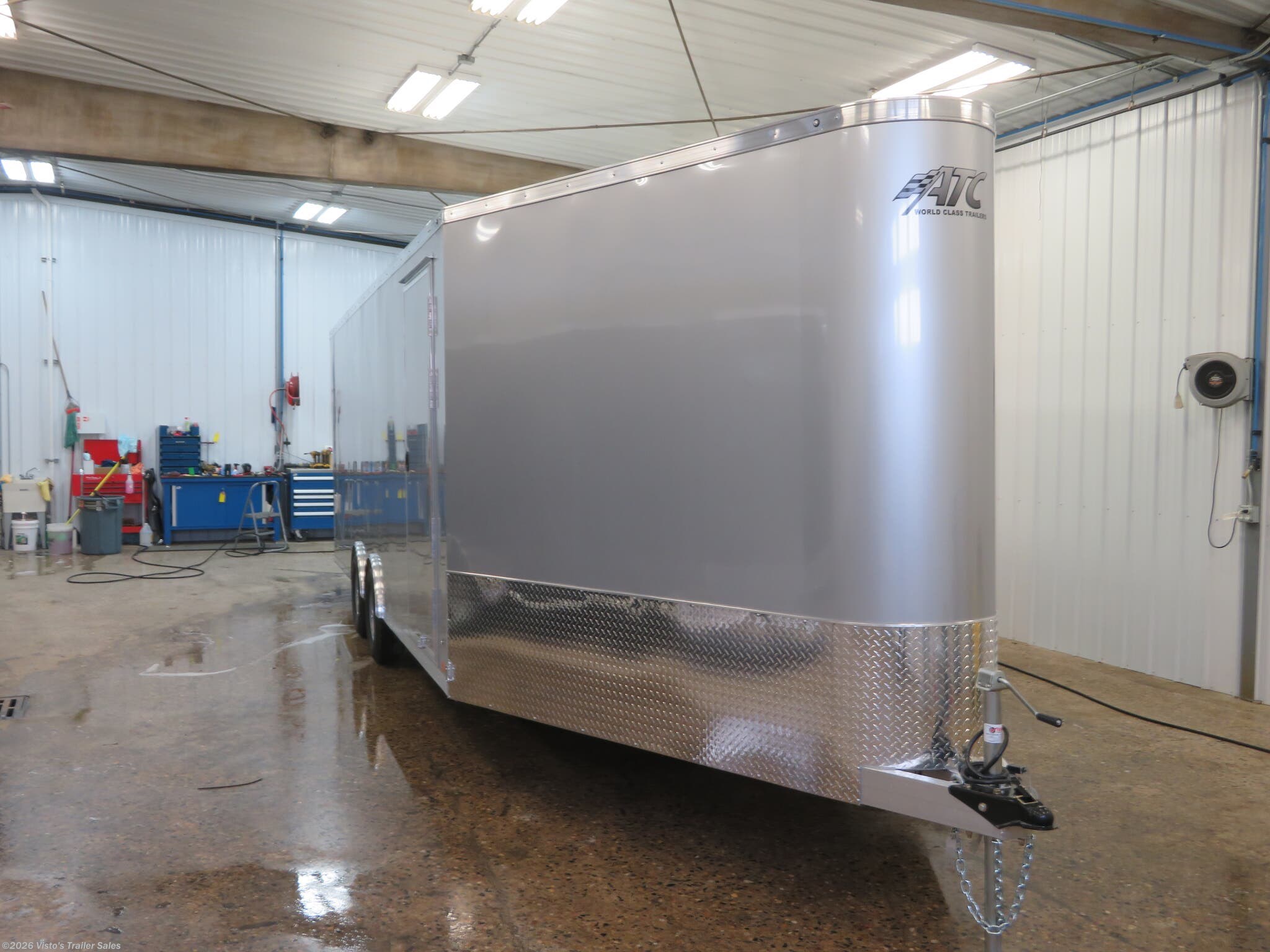 Snowmobile - 2020 ATC 8.5'X22'+6' Enclosed Snowmobile Trailer | TrailersUSA