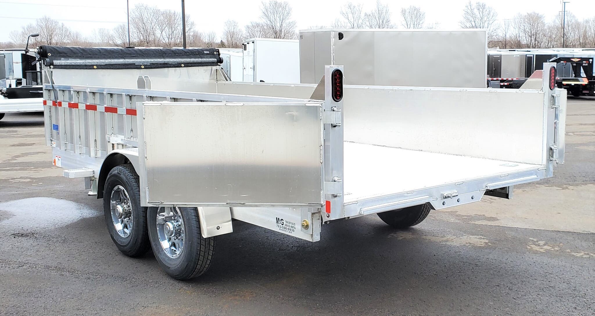 Dump (Heavy Duty) - 2020 Mission Trailers 14' Aluminum 14k Dump Trailer ...