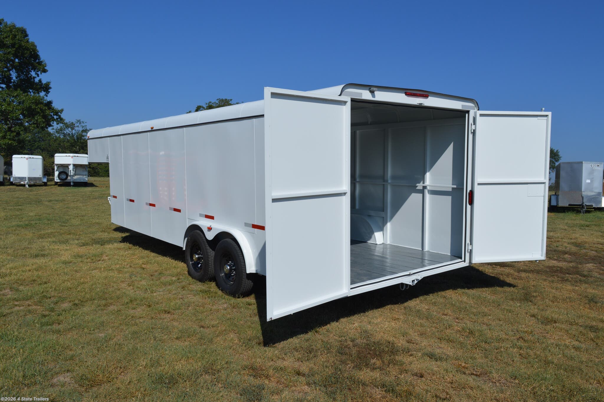 8x24 Cargo Trailer for sale | New W-W Trailer 8'x24'x6'6 HD ALL STEEL ...