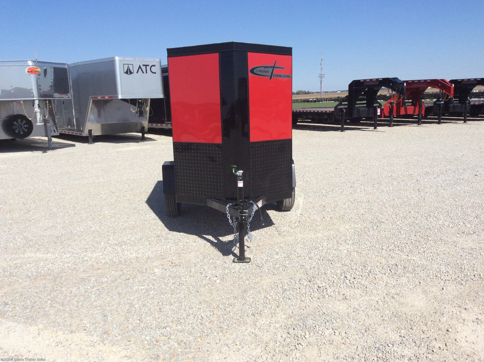 4x6 Cargo Trailer for sale | New Cross Trailers 4X6' Enclosed Cargo Box ...