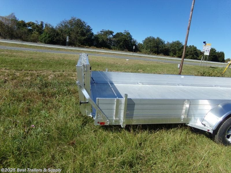 ATV Trailer for sale | New Aluma 8118 BT SR 18ft side load aluminum ...