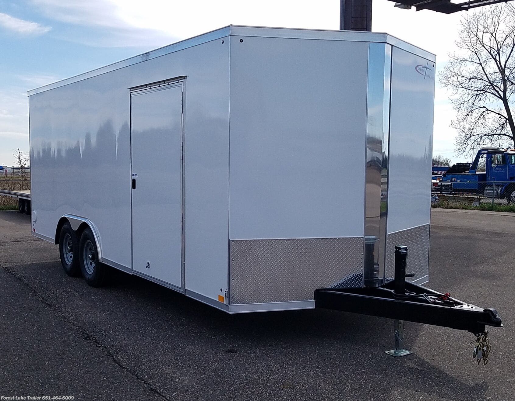 8x20 Cargo Trailer for sale | New Cross Trailers 8.5x20 7'h 10k Tandem ...