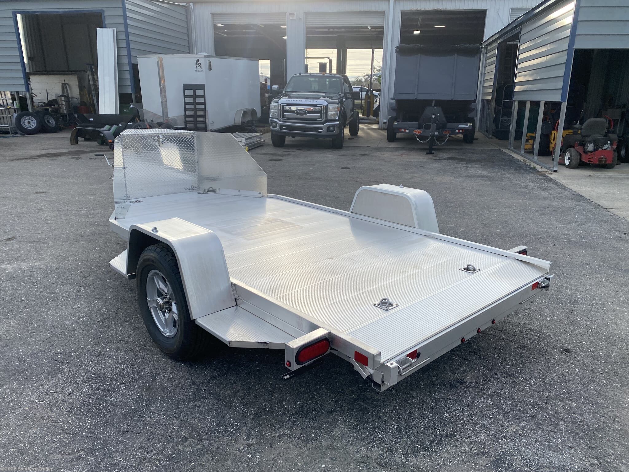 5x11 Motorcycle Trailer for sale | New Aluma TK1 Aluminum Motorcycle ...