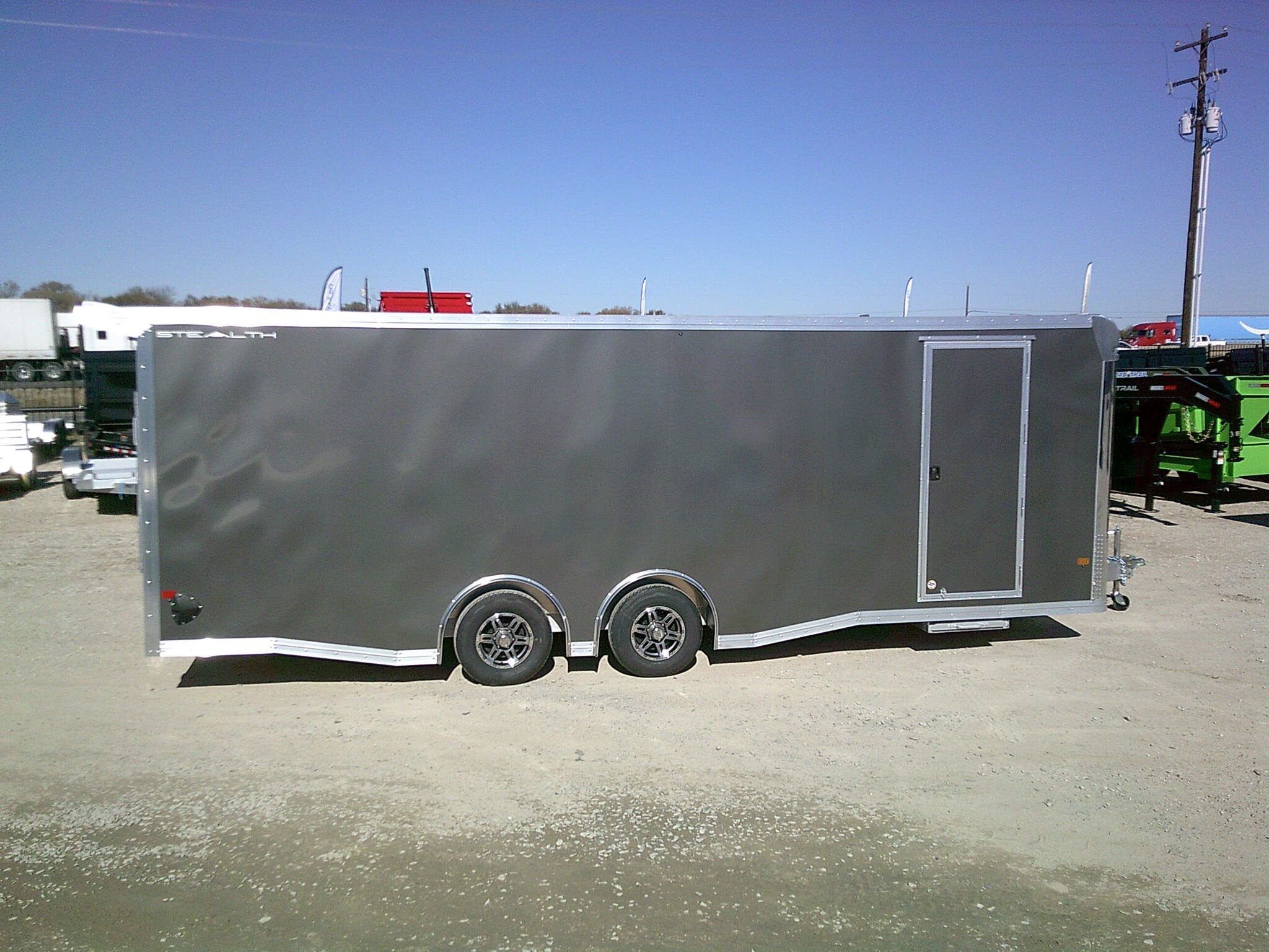 8x24 Cargo Trailer for sale | New Stealth 8.5X24 Car Hauler Enclosed ...